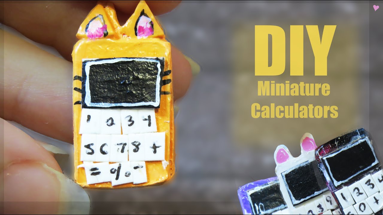LPS DIY: Miniature Calculators Tutorial ♥ - YouTube