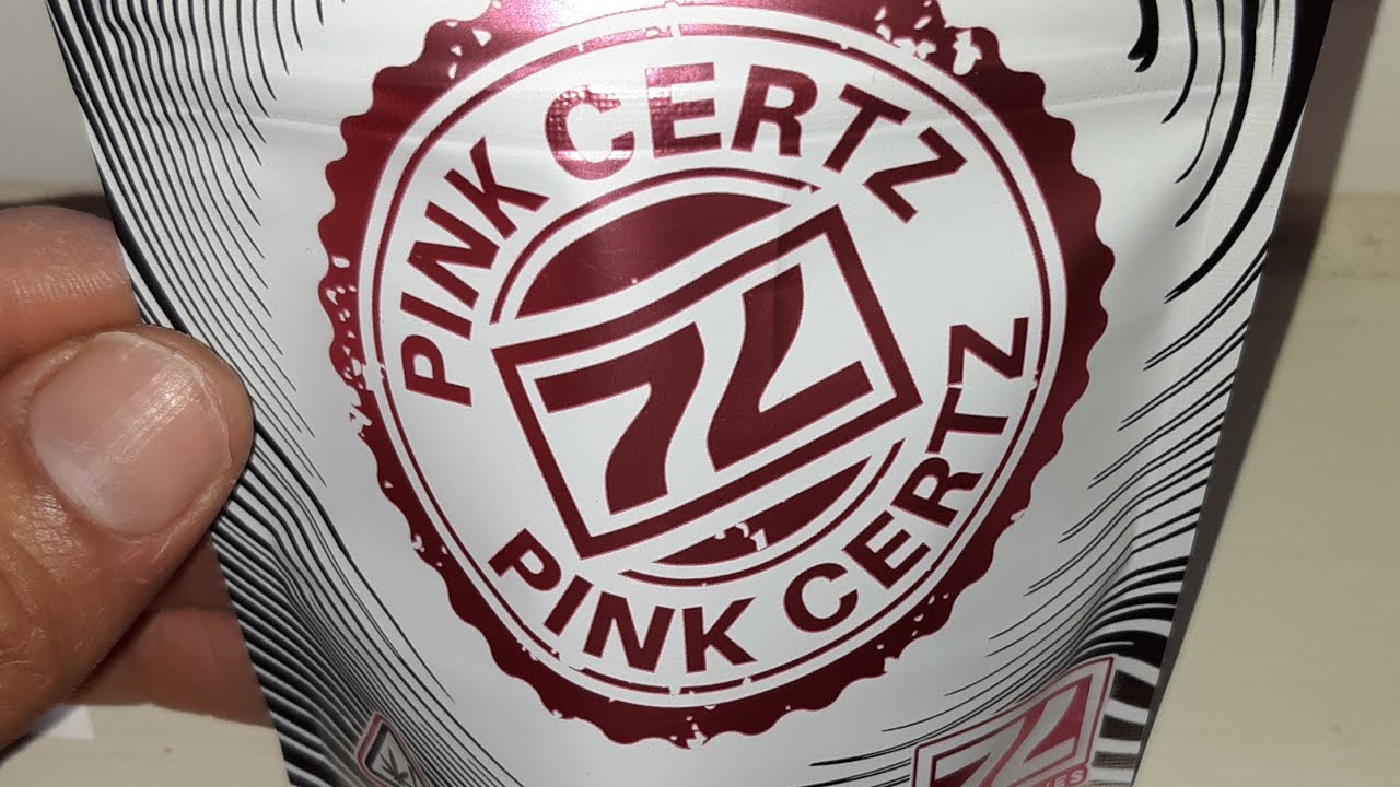 seven leaves pink certz strain review - YouTube