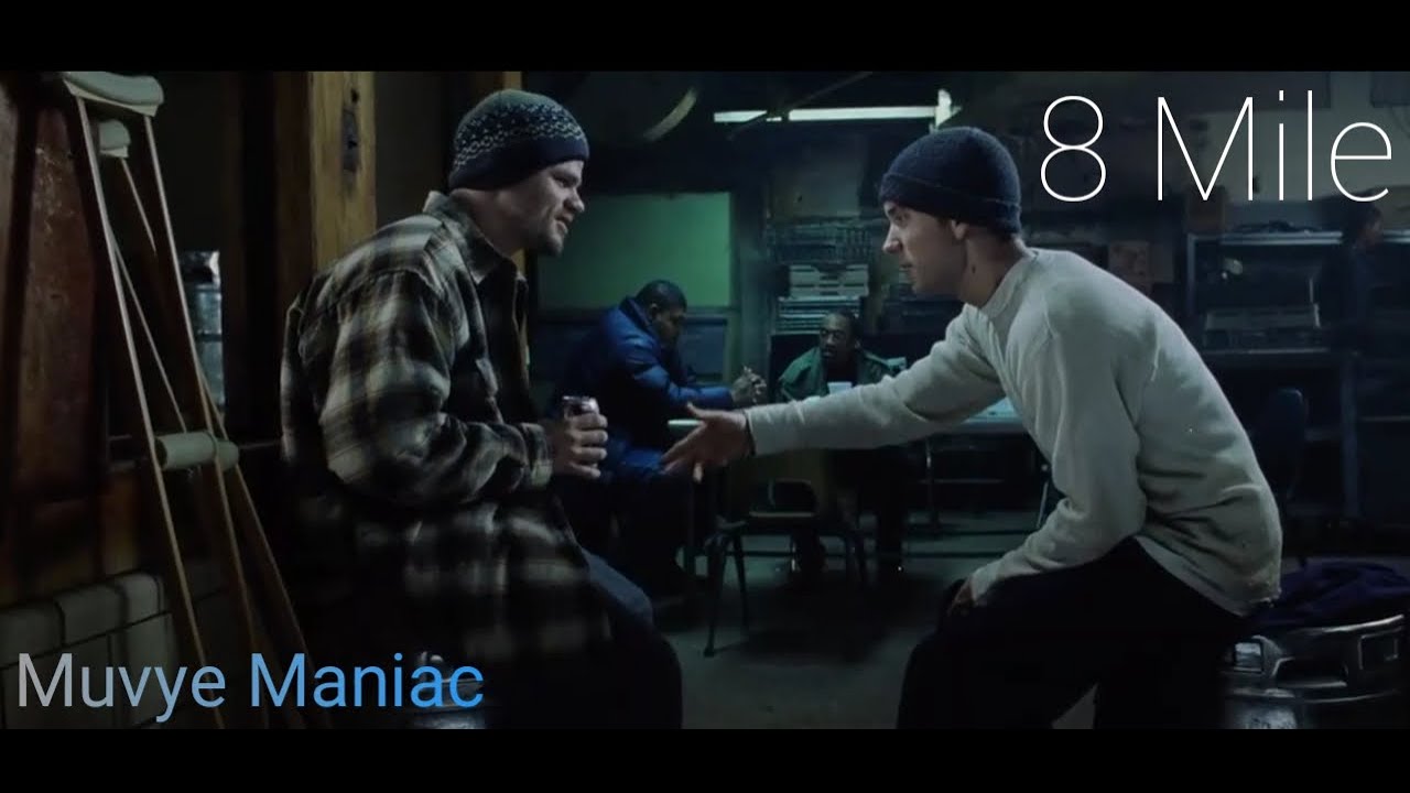 8 Mile - B Rabbit Freestyle To Cheddar Bob | Eminem | Evan Jones ...