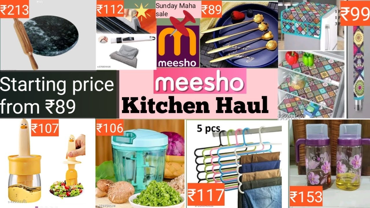 Meesho Kitchen Finds | Meesho Kitchen Haul... - YouTube