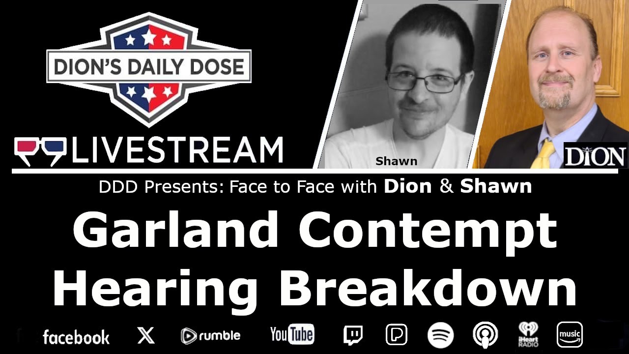 Garland Held In Contempt! Breakdown & Video (Face to Face Dion & Shawn ...