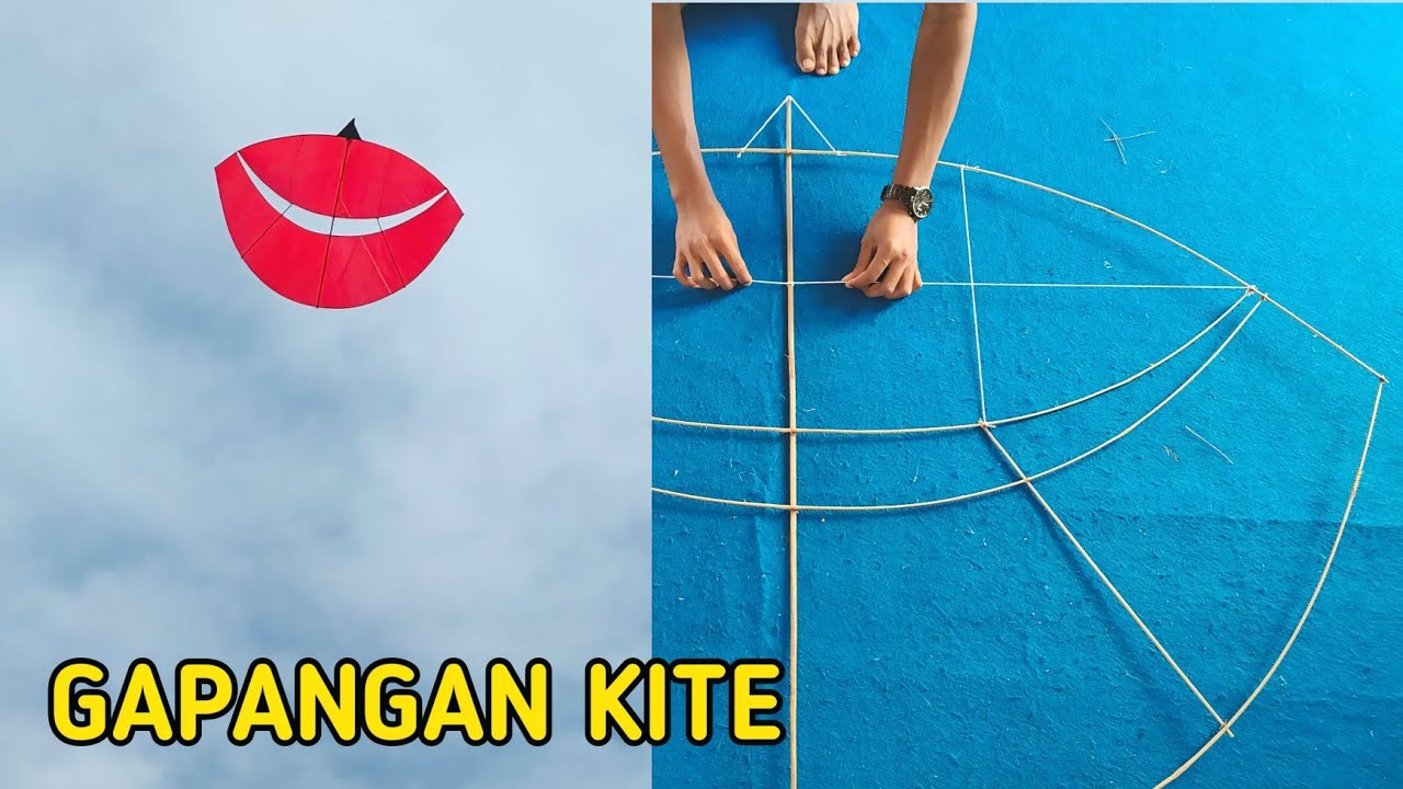 Cara Membuat Layangan Gapangan - YouTube