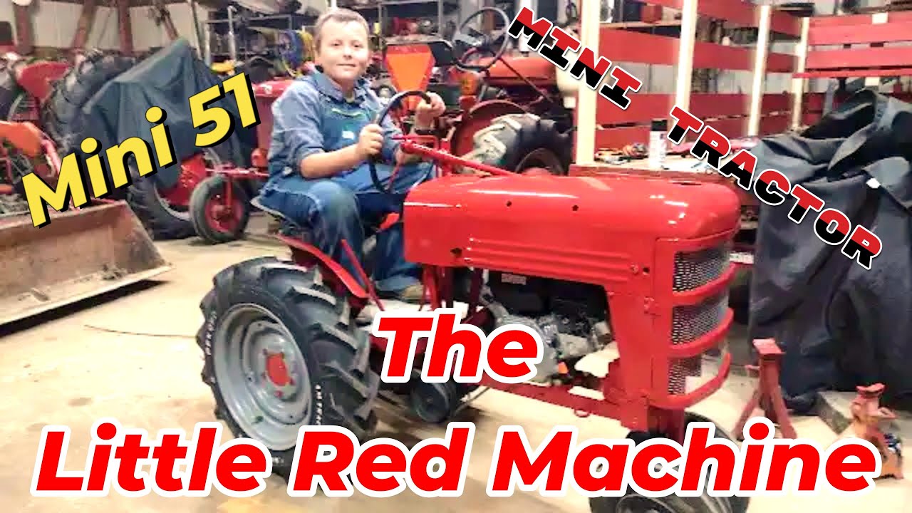 The Little RED Machine almost done | #farmall51 #farmall #minitractor ...