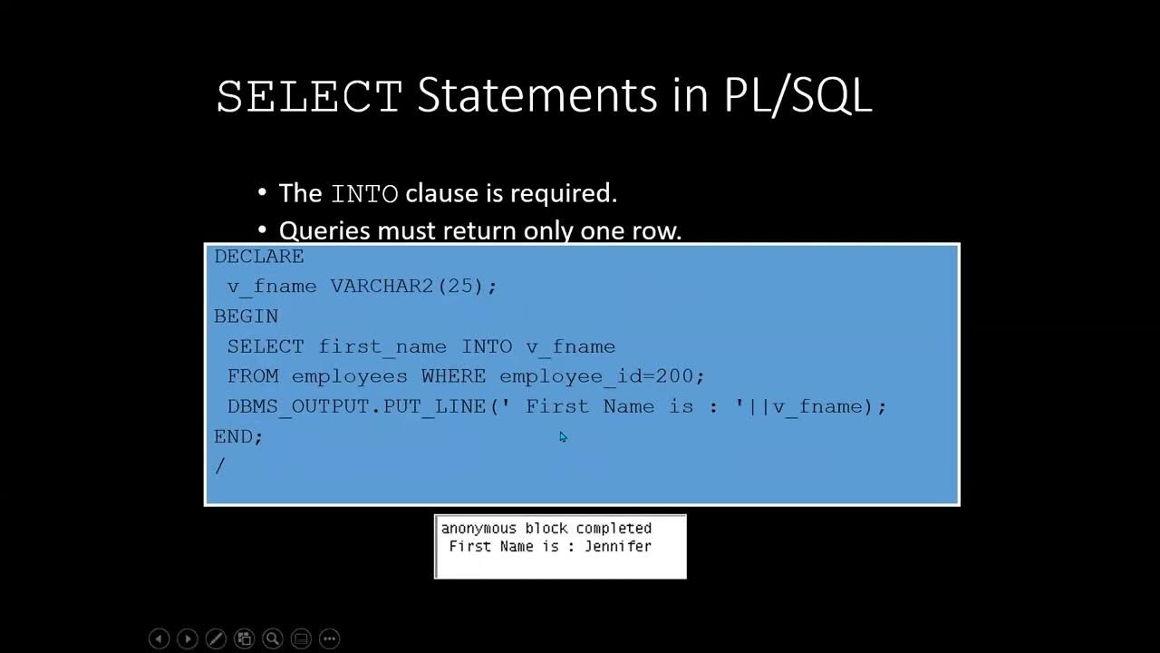 PLSQL 04 Sinhala - YouTube