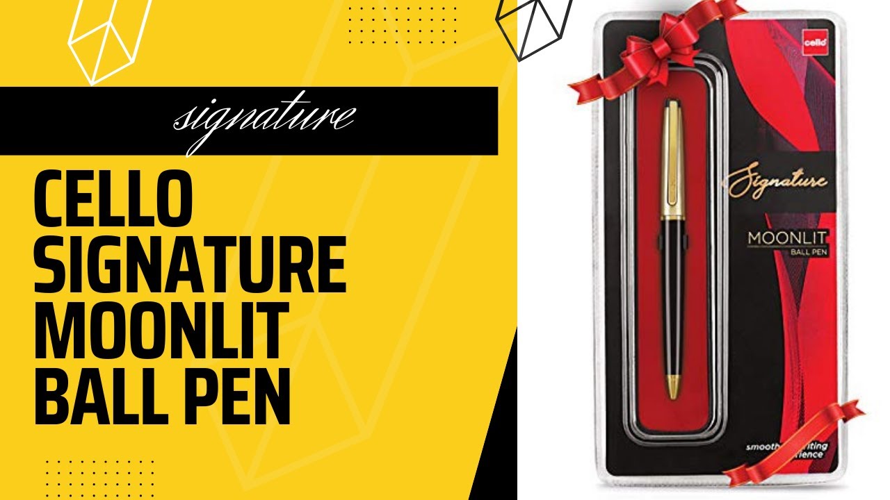 Cello Signature Moonlit Ball Pen / Unboxing and Review - YouTube