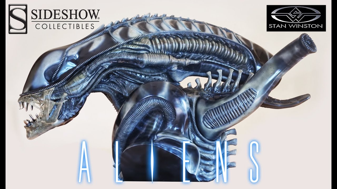 Sideshow Alien Warrior Life Size Bust Statue SHOWCASE Stan Winston [4K ...