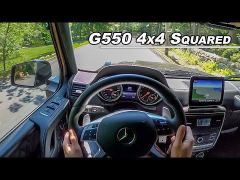 Could You Daily the Mercedes G550 4x4 Squared? $250k German Monster Truck G Wagen (POV Drive)