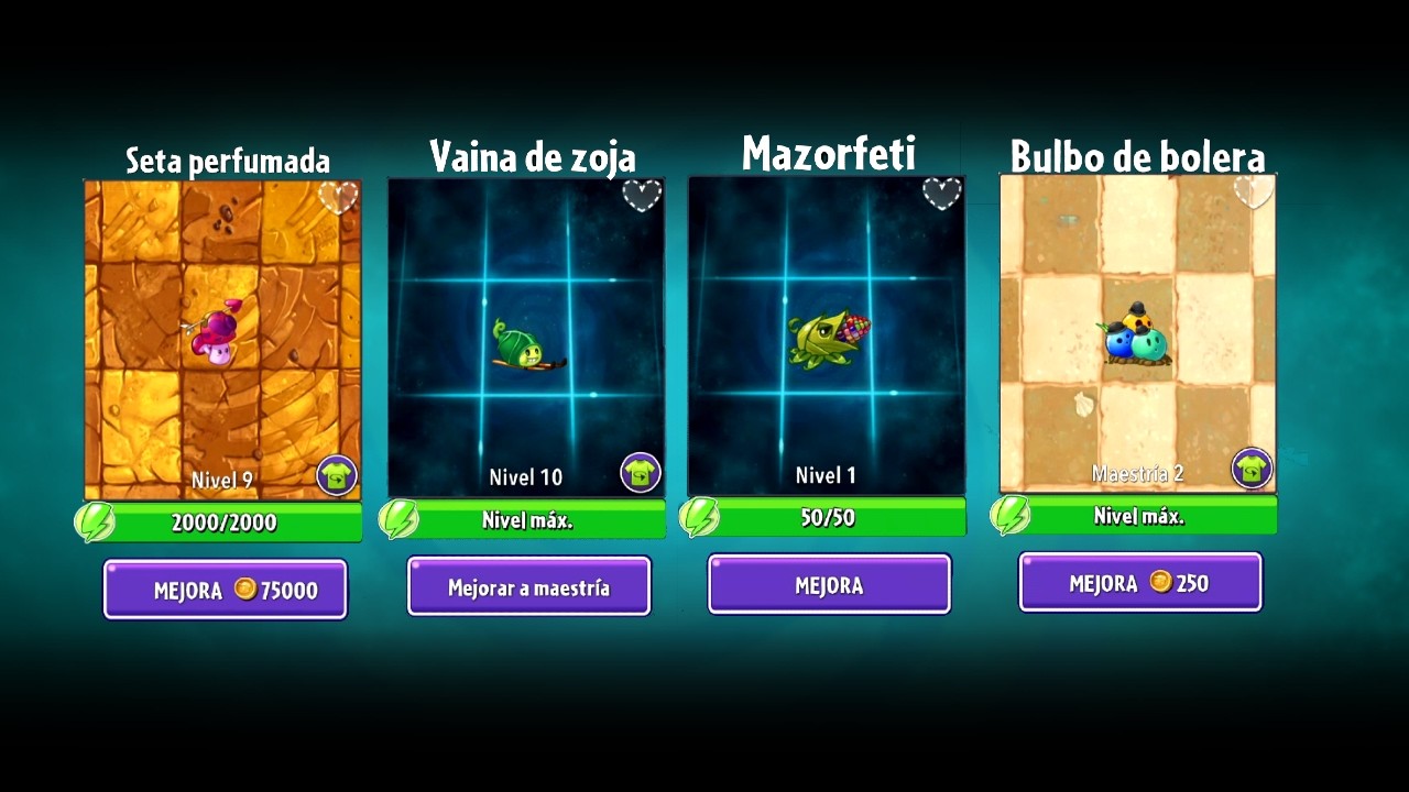 PVZ 2 [Desbloqueando Seta Perfumada N10, Vaina de Zoja M2, Mazorfeti N2 ...