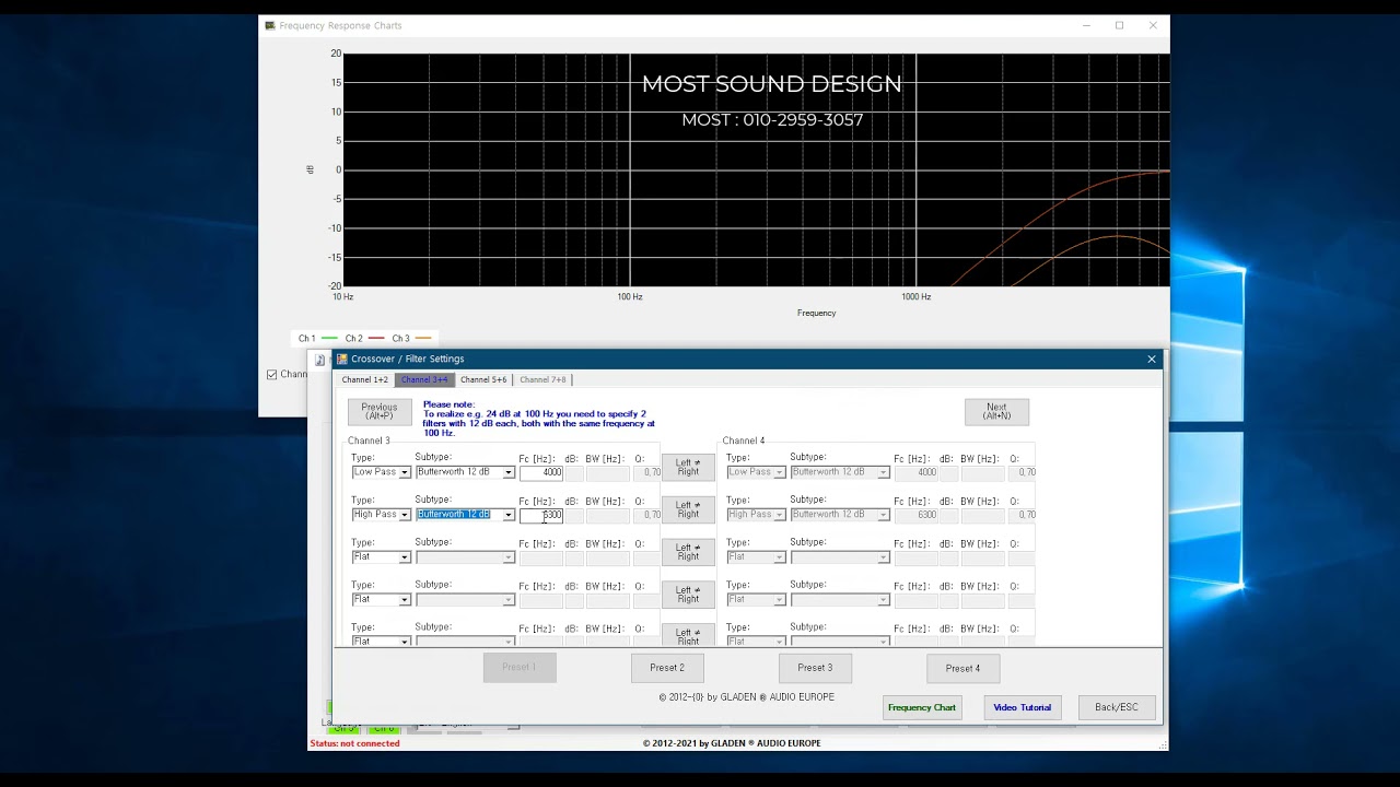 MOSCONI 모스코니 DSP 프로세서 크로스오버 설정 - YouTube