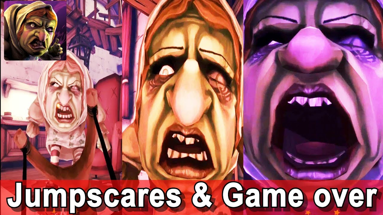 Witch Cry Jumpscares & Game over - YouTube
