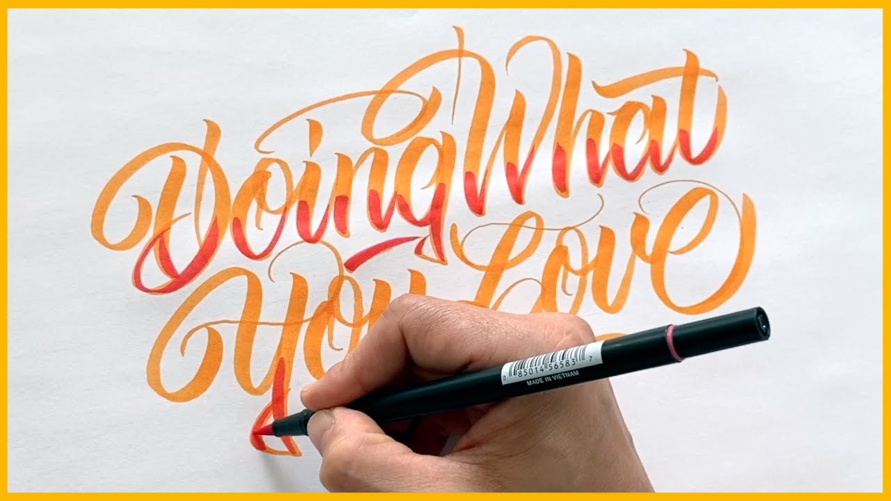 10 Calligraphers Writing How They Define Success | Calligraphy Masters ...
