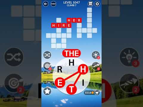 Wordscapes Level 1047 | Answers - YouTube