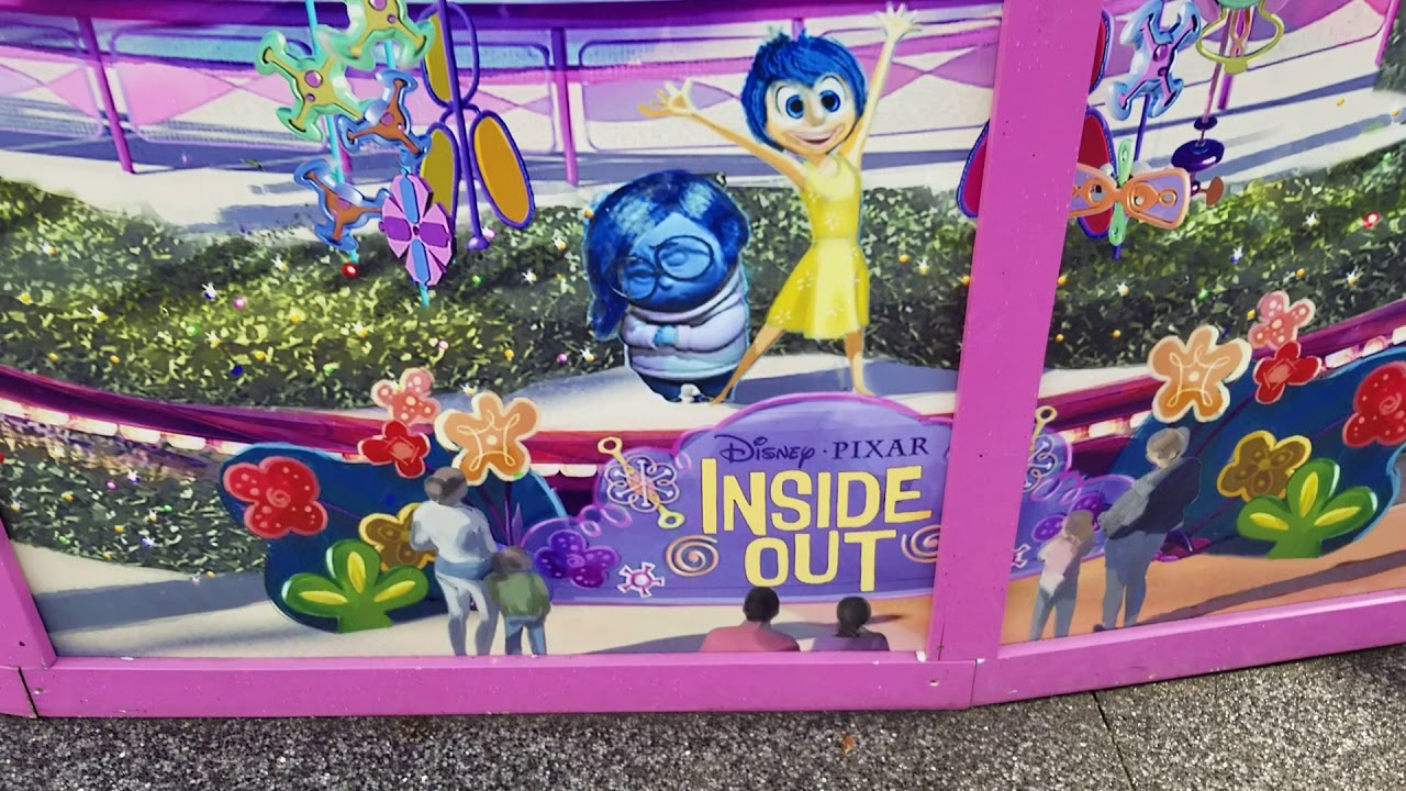 The Pixar Inside Out Ride At Disney California Adventure. - YouTube