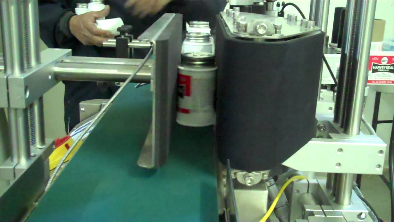 ELF-50 Tabletop Wrap Around Labeling Machine - YouTube