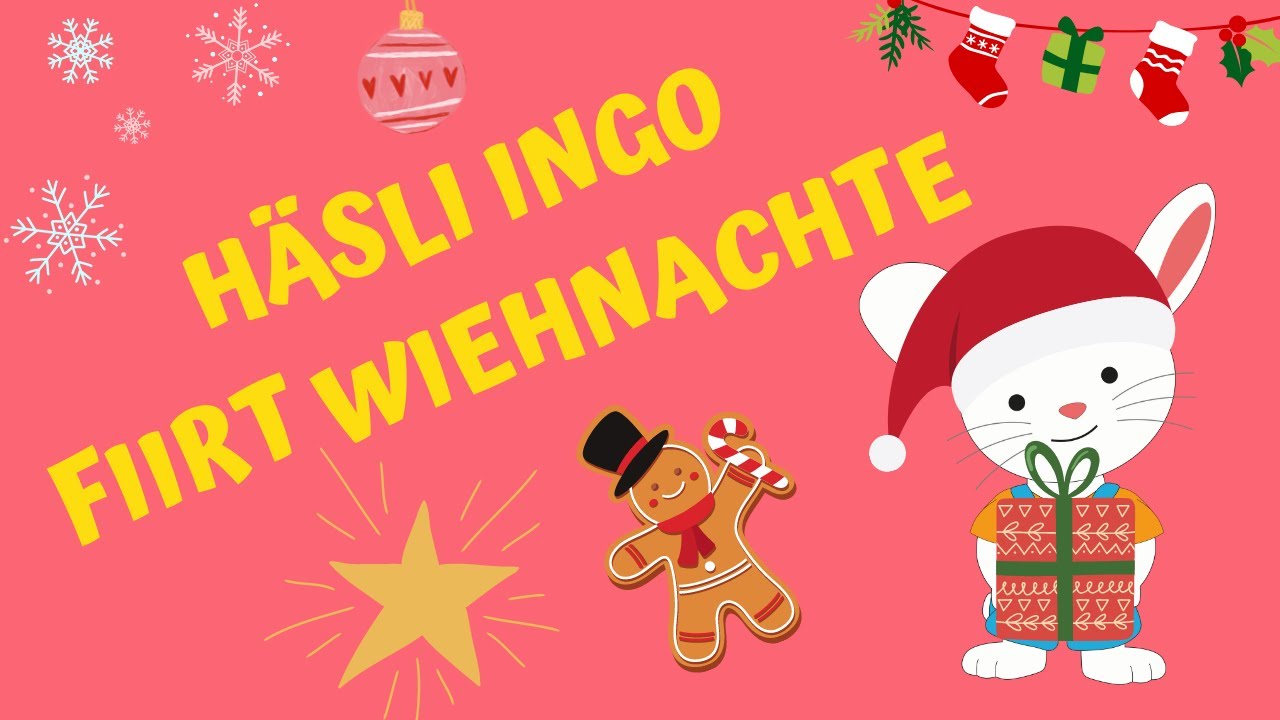 Häsli Ingo fiirt Wiehnachte | Häsli Ingo Trickfilm - YouTube