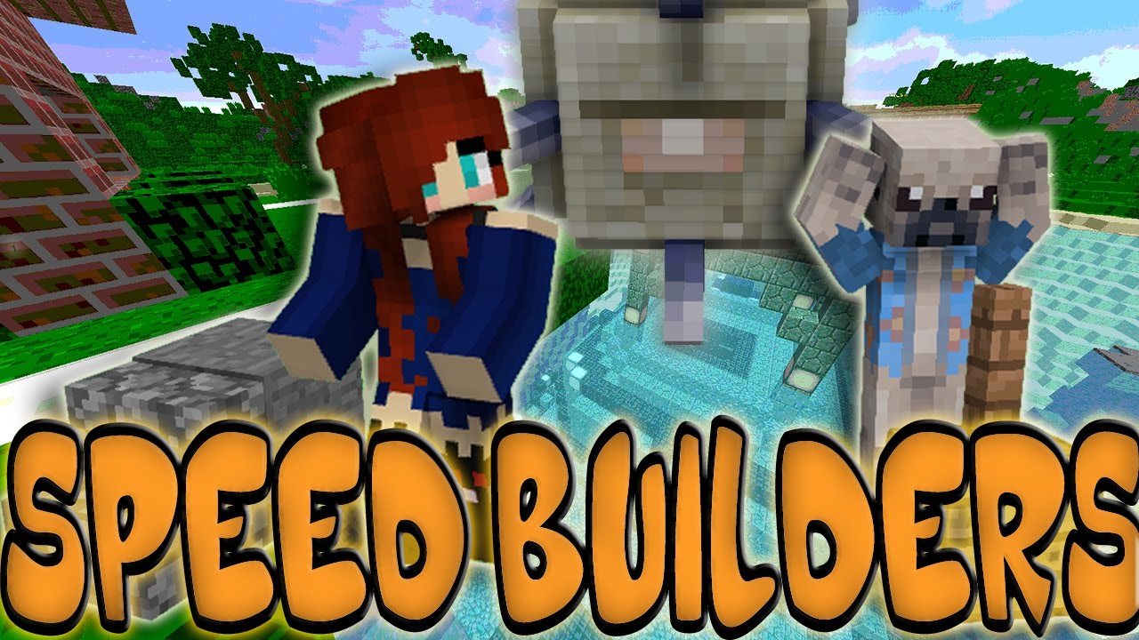 MINECRAFT SPEED BUILDERS: The Best Builder Rematch - YouTube