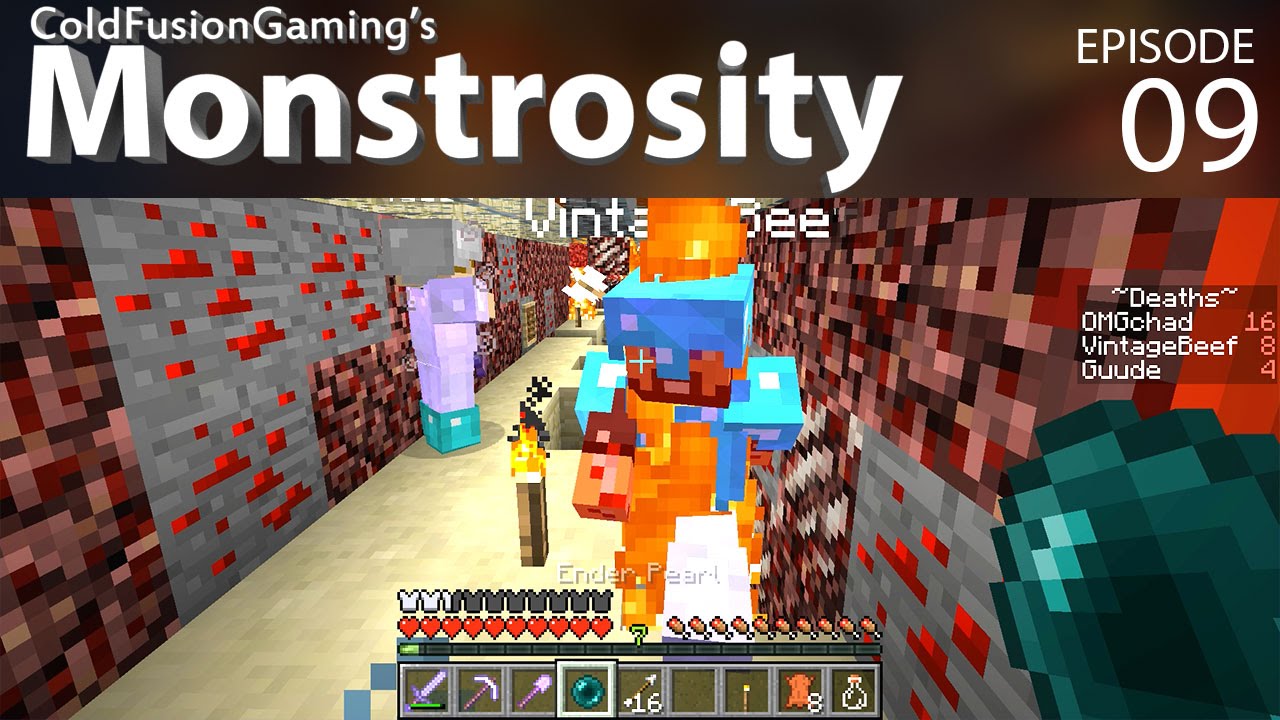 Minecraft Monstrosity with Beef & Guude: Episode 9 - YouTube