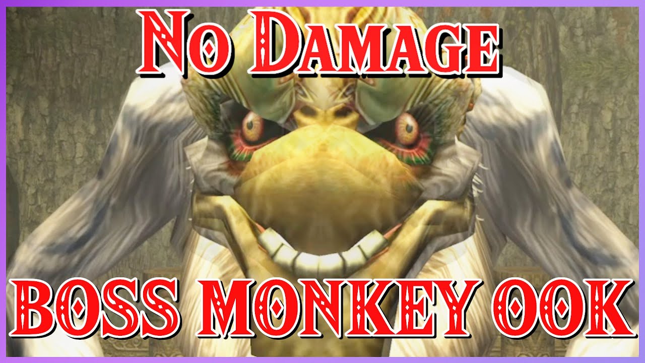 Twilight Princess: Monkey Boss Ook No Damage - YouTube