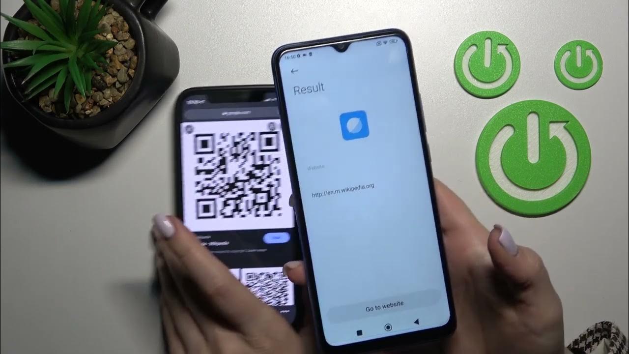 How to Scan QR Codes on XIAOMI Redmi 10C - Use Scanner app - YouTube