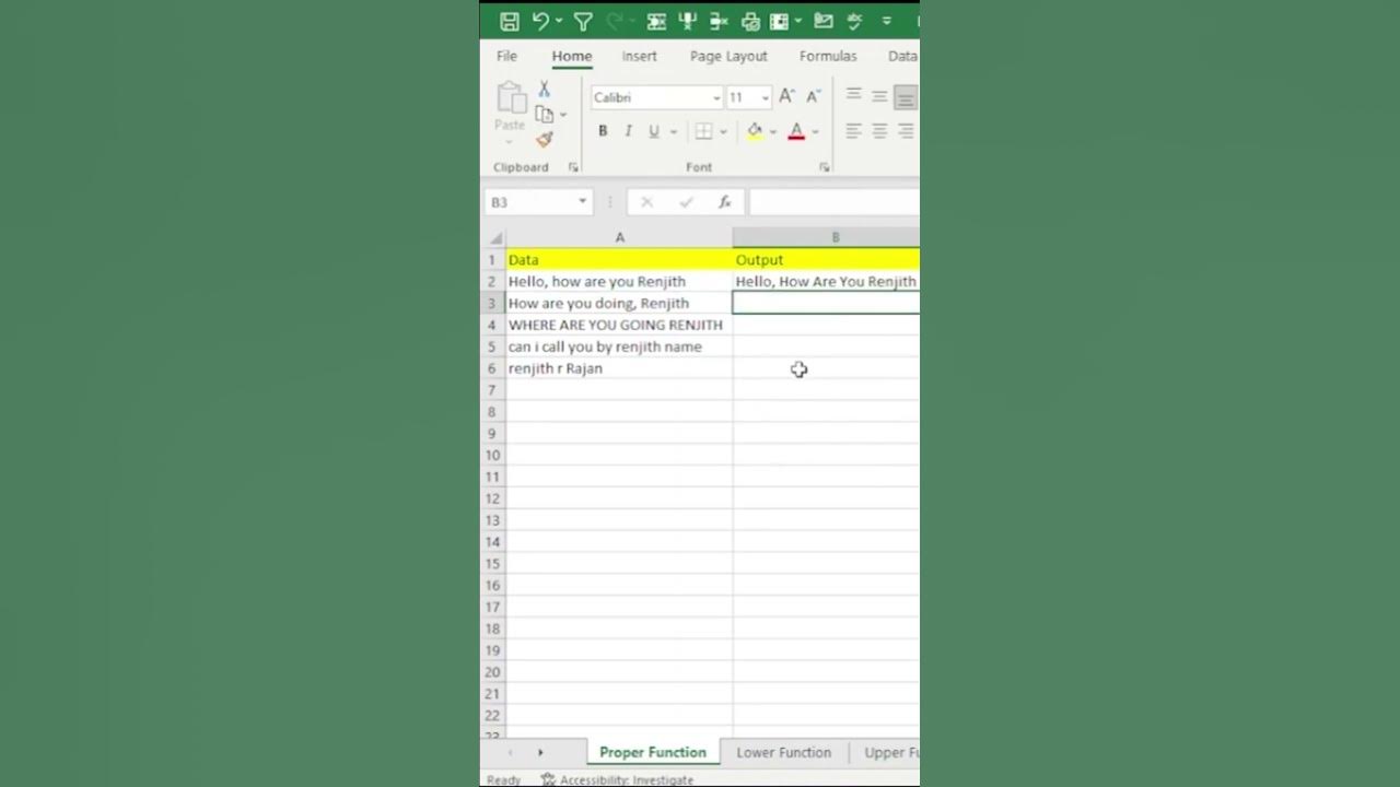 Excel Proper Function Convert First Character To Upper Case YouTube excel-proper-function-convert-first-character-to-upper-case-youtube