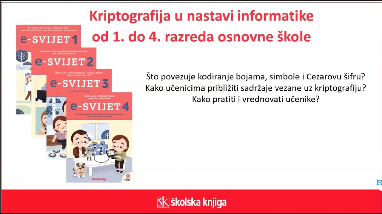 Kriptografija u nastavi informatike od 1 do 4 razreda osnovne škole ...