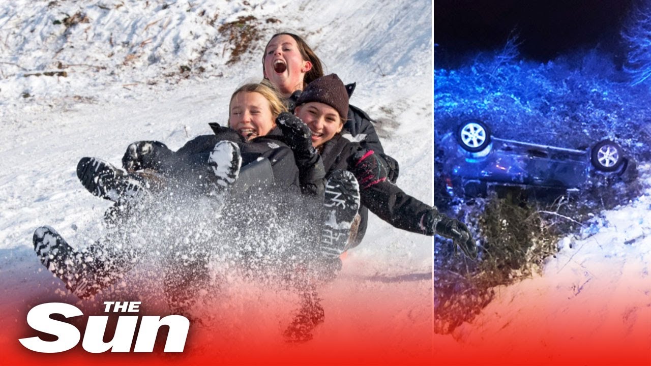 Snow chaos as Britain freezes in -23C chiller on coldest night in 26 ...