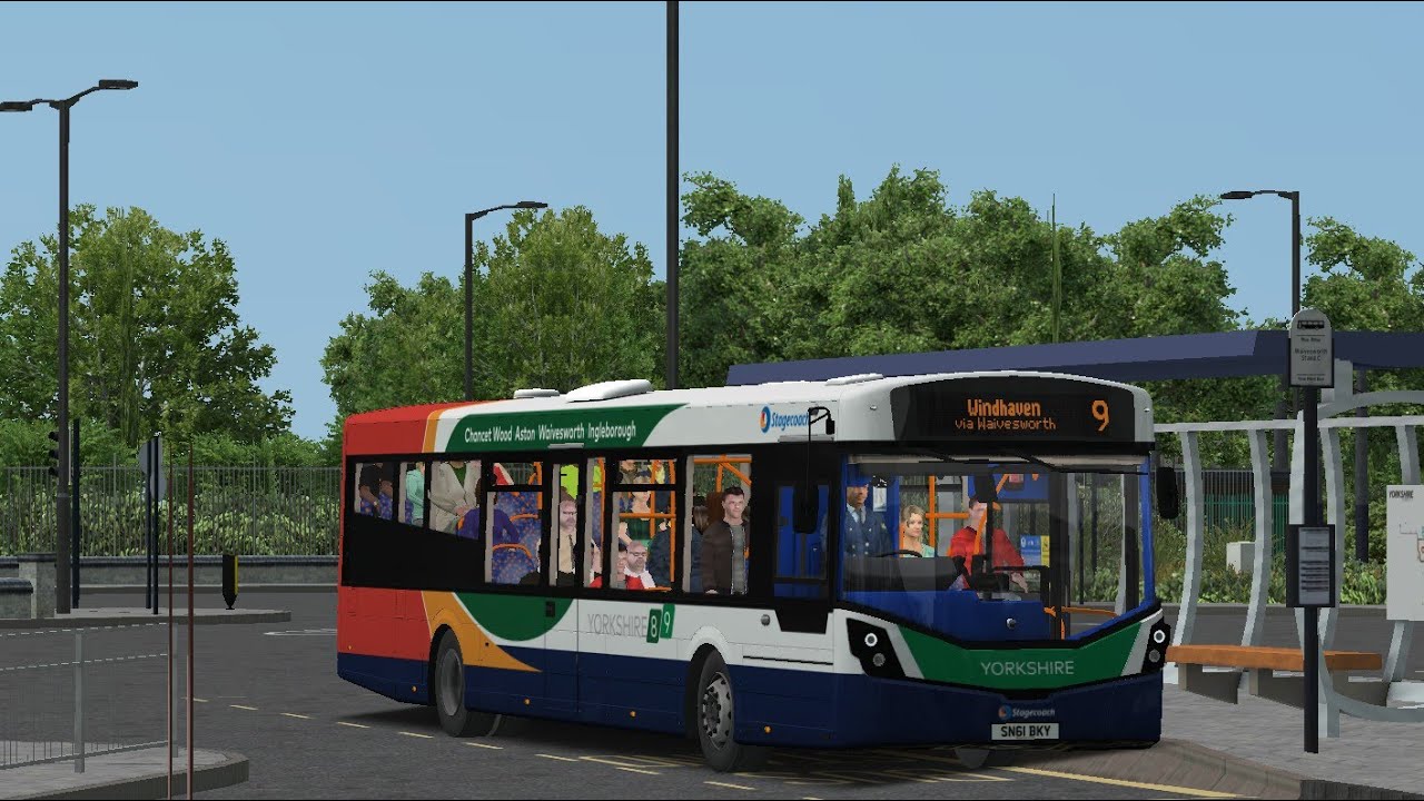 OMSI 2 - Yorkshire Counties 3 - Route 9 - Volvo B8RLE Stagecoach ...