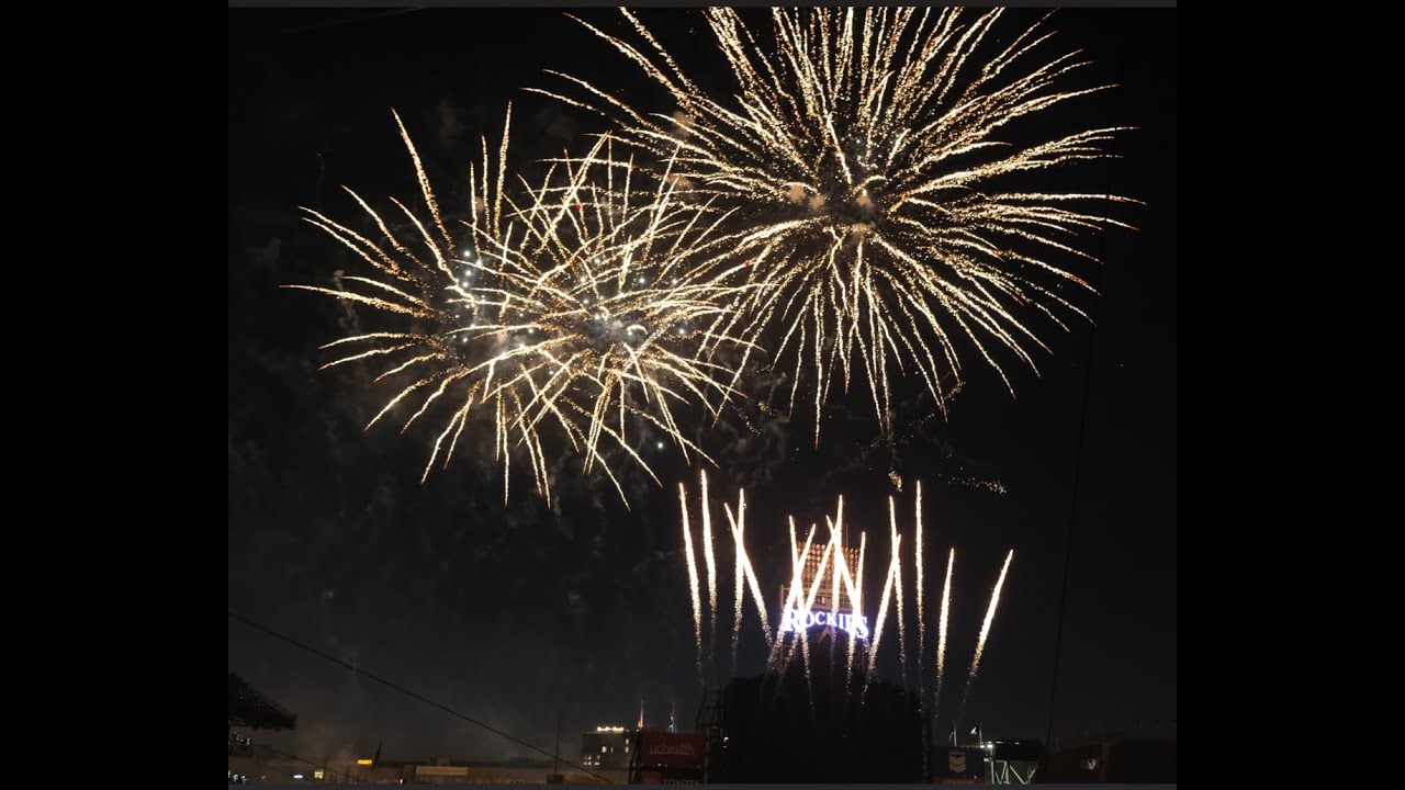 4th of July Firewords at Coors Field, July 4th, 2024 - YouTube