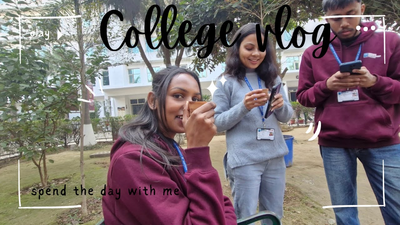 Random day in college | A day in life of college student | College vlog ...
