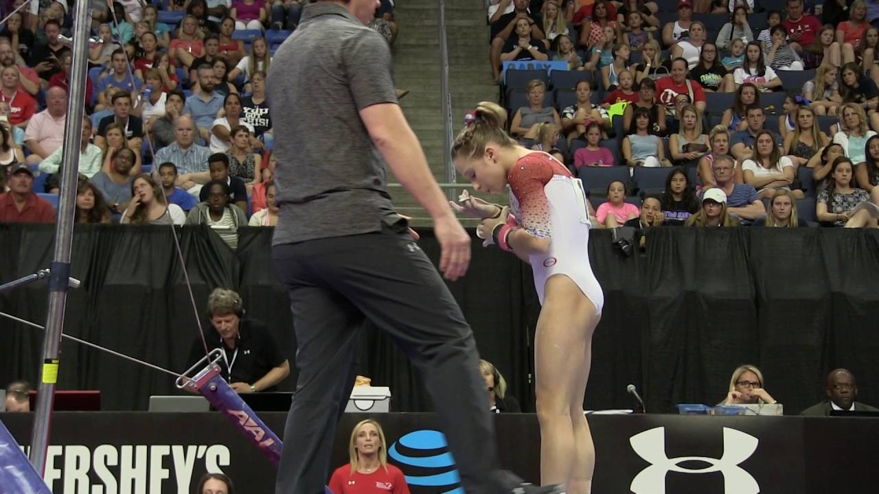 Ragan Smith - Uneven Bars - 2016 P&G Gymnastics Championships – Sr ...