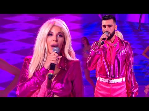 Charlotte Caniggia y Cristian Sergio interpretaron \