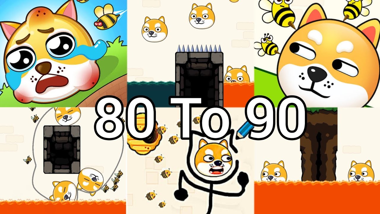 save the dog 5 game level 80 to 90 gameplay ios Android - YouTube