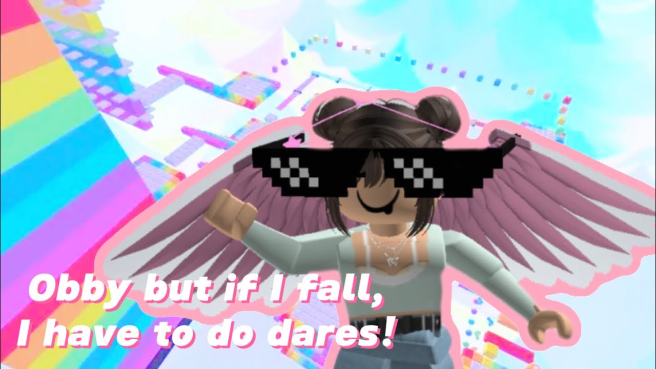 Obby But if I FALL, I Have to do DARES |Roblox - YouTube