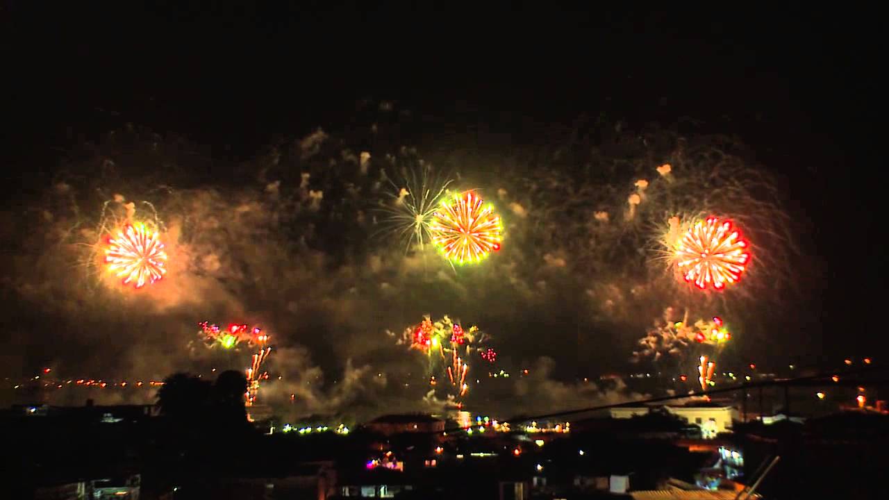 Santiago de Cuba 500th Anniversary fireworks 2015 - YouTube