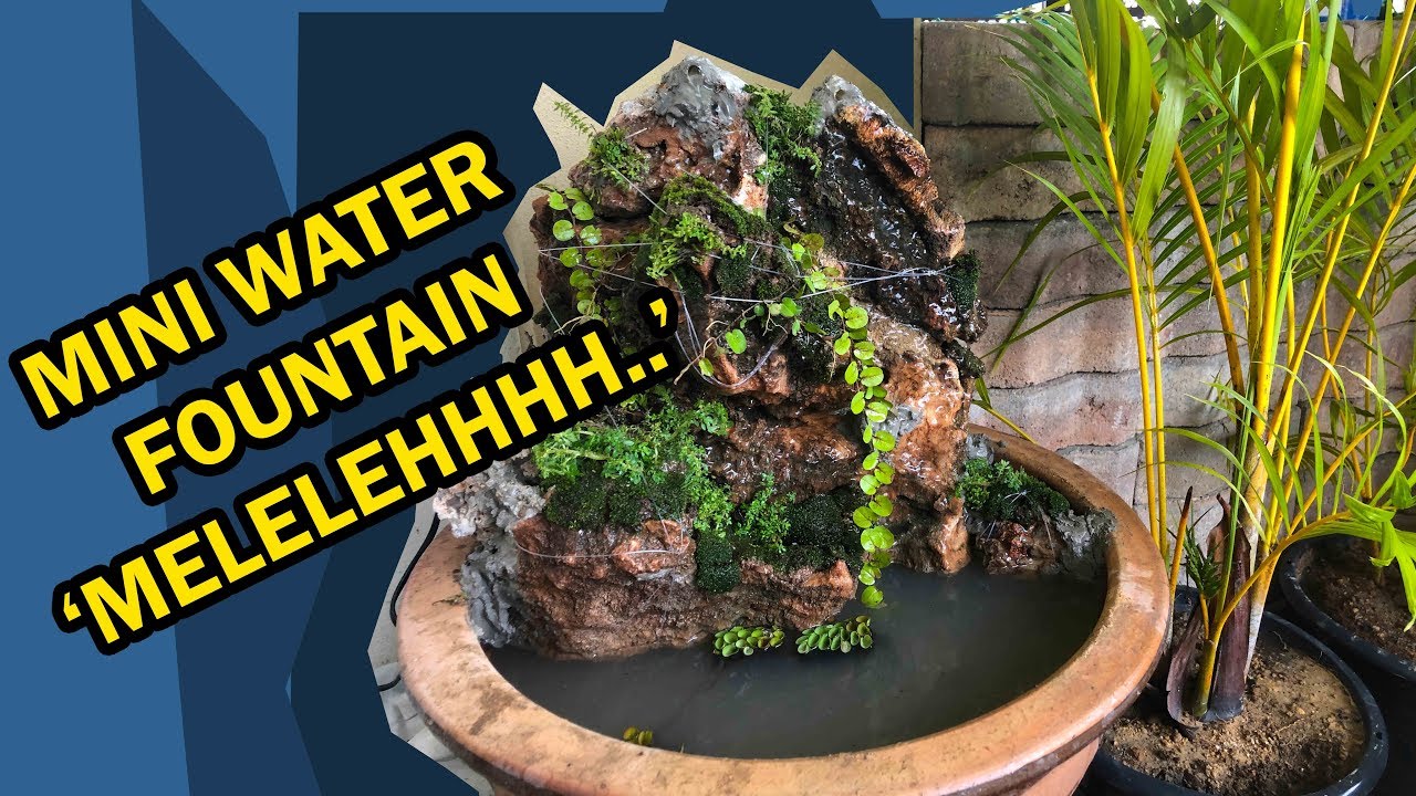 DIY Mini Water Fountain 'Meleleh' - YouTube