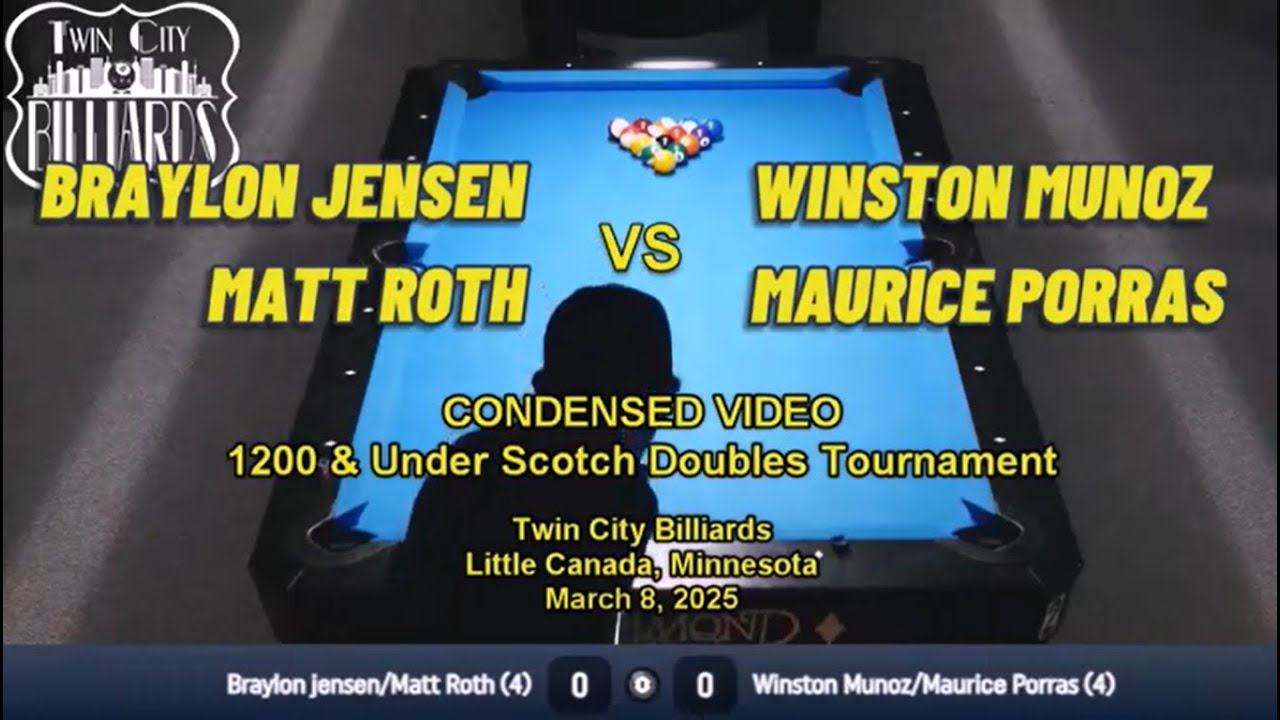 Braylon Jenson & Matt Roth vs Winston Munoz & Maurice Porras CONDENSED ...