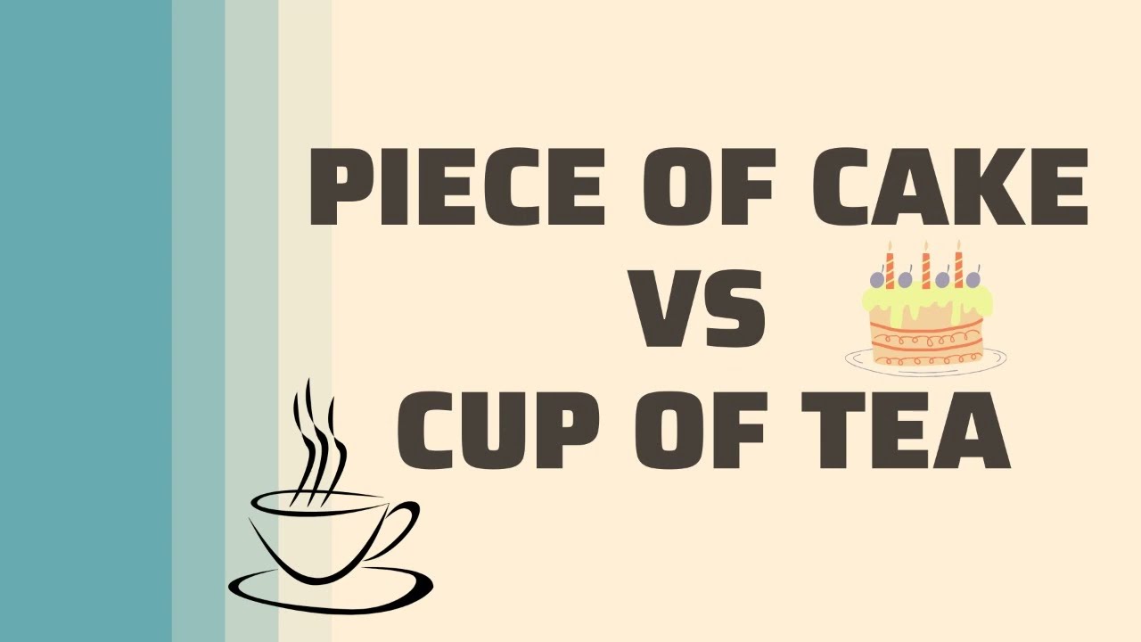 Piece of cake meaning | Cup of tea meaning | Idioms in english - YouTube