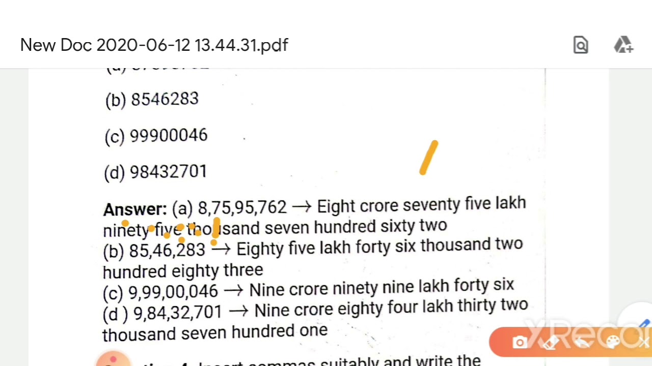 Std-6 Ch-1 Knowing Our Numbers(Part-2) - YouTube