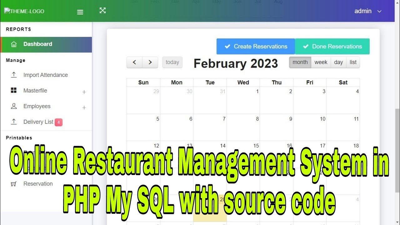 Online Restaurant Management System in PHP My SQL with source code ...