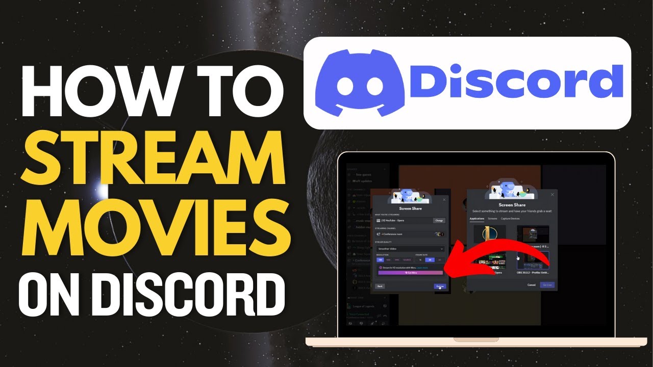 How To Stream Movies On Discord 2024 (Quick & Easy) - YouTube
