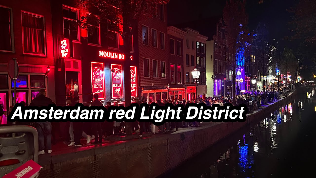 Amsterdam Red Light District Walking Tour ||Most Famous Tourist ...