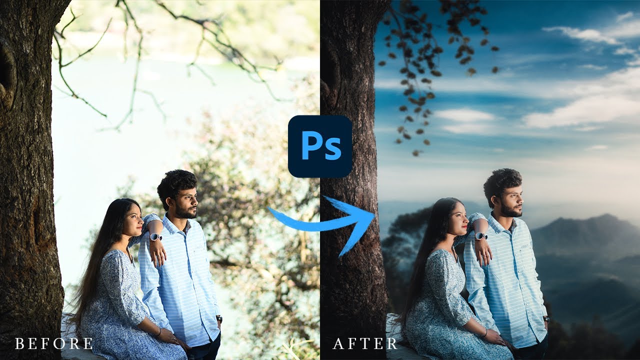 Pre Wedding Photo Manipulation | Advance Photo Manipulation in Adobe ...