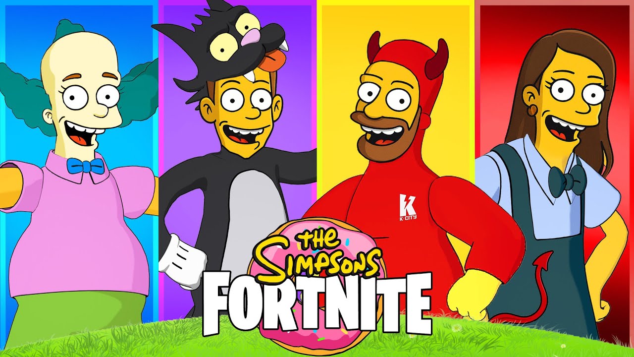 We Became The Simpsons AGAIN in FORTNITE (Boss Battle!) - YouTube