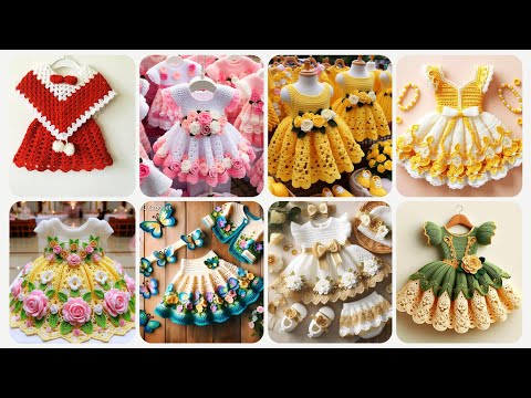Beautiful Crochet Baby Frocks 2025 | Handmade Crochet Dress & Clothes Ideas