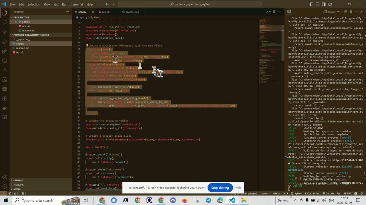 pydantic fastapi sqlalchemy full stack application with code on github ...