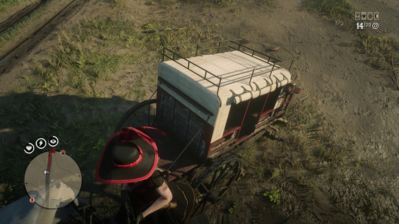 Red Dead Redemption 2 2020 02 13 Wagon bouncing bug - YouTube