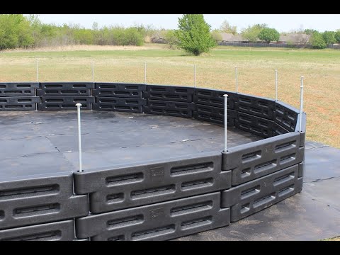 In Ground Gaga Ball Pit Permanent Installation Video-Hard Surfaces ...