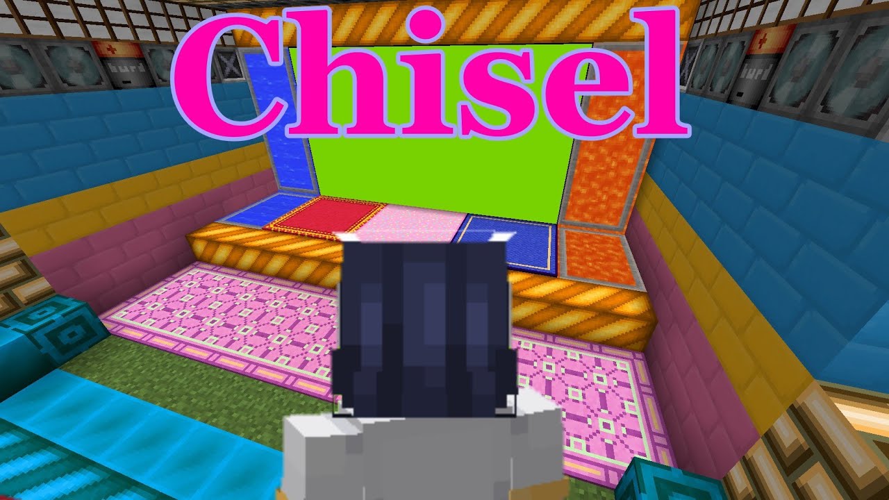 A wonderful, colorful amount of options for blocks (Chisel) - YouTube