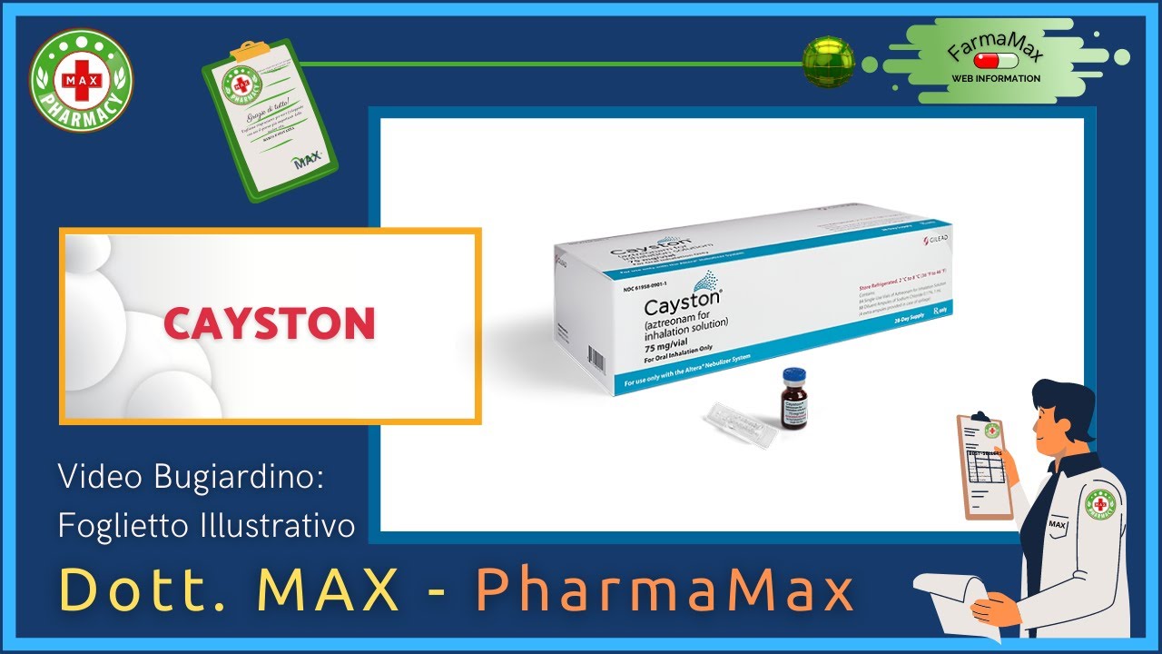 Cos'è il 💊 Farmaco CAYSTON 🗺️ Foglietto Illustrativo Bugiardino Salute ...
