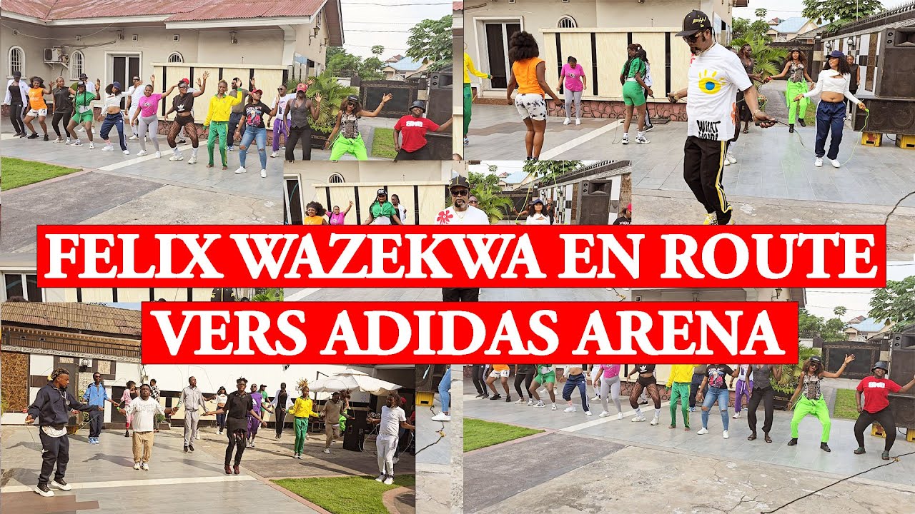 🟨 FELIX WAZEKWA EN ROUTE VERS ADIDAS ARENA DE PARIS 👍 - YouTube
